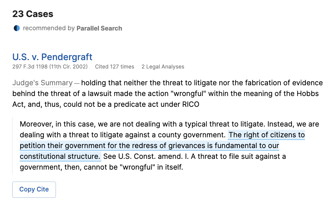 The Machine Learning Technology Behind Parallel Search | Casetext